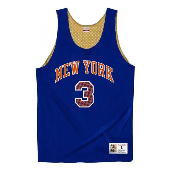 Mitchell & Ness X Nba All-star 1994-95 Reversible Mesh Jersey 'john Starks 3 - Blue/gold