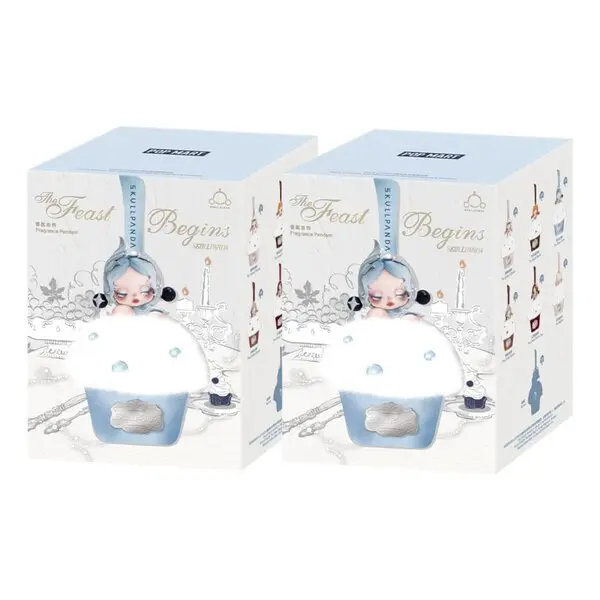 POP MART Skullpanda The Feast Begins Series Fragrance Pendant Blind Boxes - Multi-color