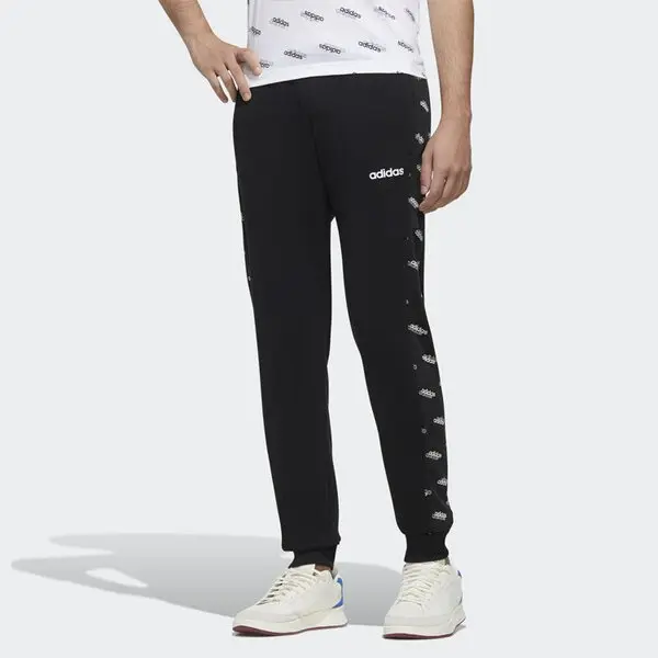 Adidas Printing Splicing Knit Bundle Feet Sports Pants