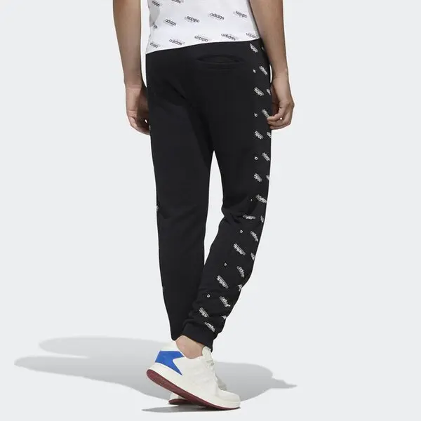 Adidas Printing Splicing Knit Bundle Feet Sports Pants
