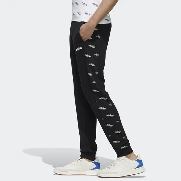 Adidas Printing Splicing Knit Bundle Feet Sports Pants