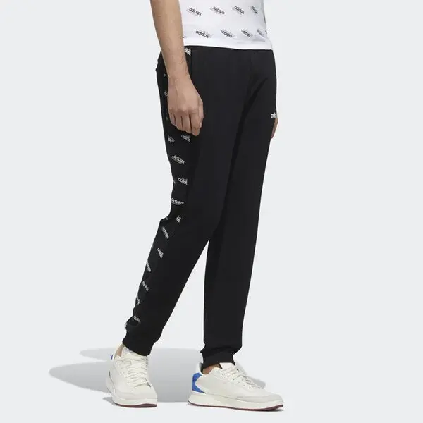 Adidas Printing Splicing Knit Bundle Feet Sports Pants