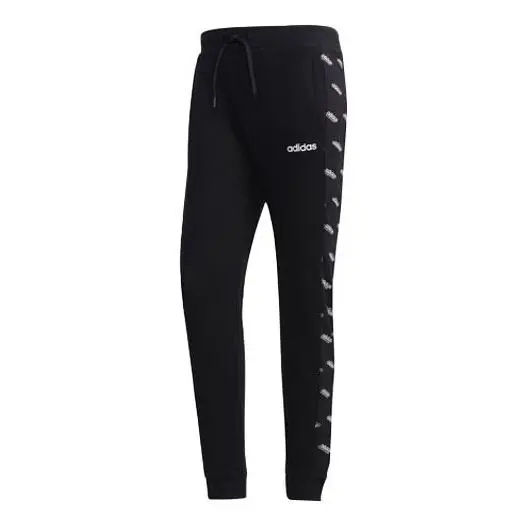 Adidas Printing Splicing Knit Bundle Feet Sports Pants