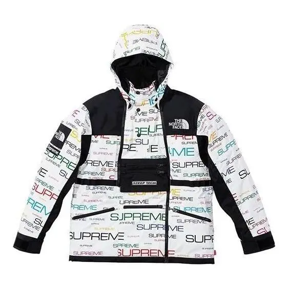 Supreme X The North Face Steep Tech Apogee Jacket - White/black