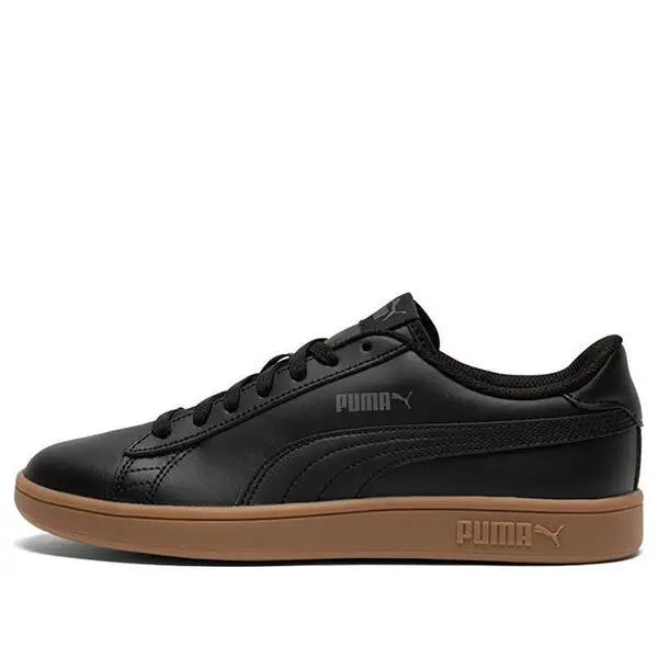 PUMA Smash V2 Low Top Sneakers - Black/brown
