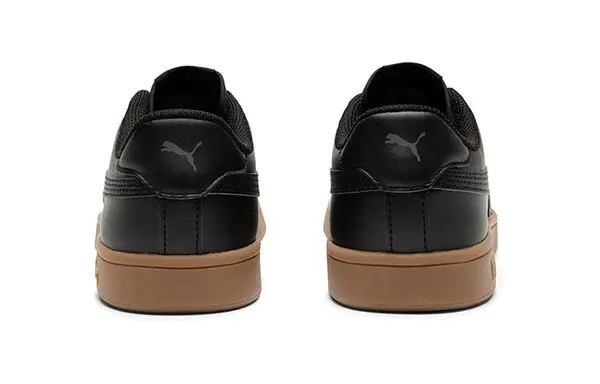 PUMA Smash V2 Low Top Sneakers - Black/brown
