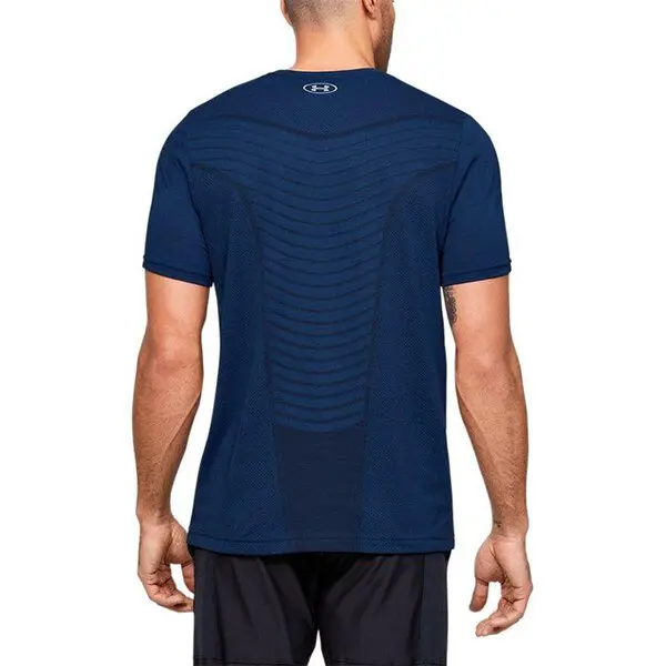Under Armour Seamless Wave Short Sleeve - Blue