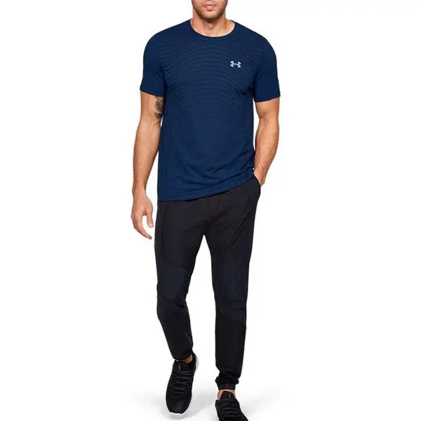 Under Armour Seamless Wave Short Sleeve - Blue