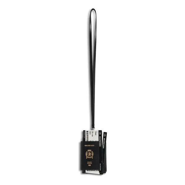 Balenciaga Passport Phone Holder - Black