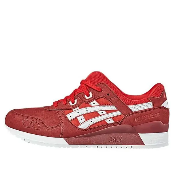 Asics Gel-lyte Iii "true Red" Sneakers - True Red/white