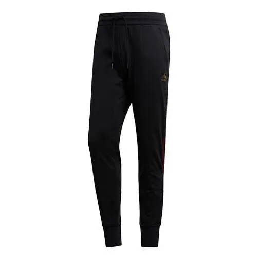 Adidas Cny Spt Pant Basketball Sports Training Bundle Feet Long Pants - Black