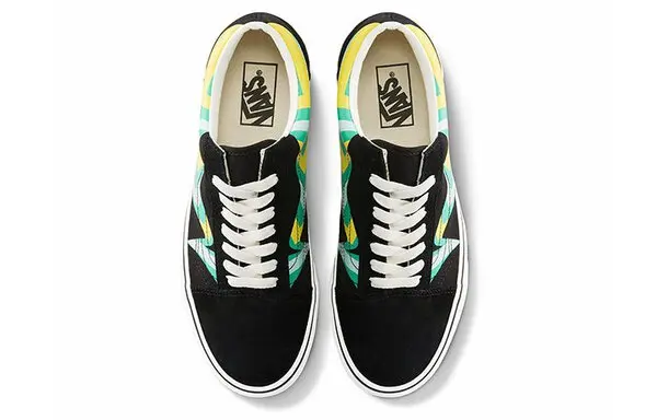 VANS Old Skool Low Top Sneakers - Black/multi-color