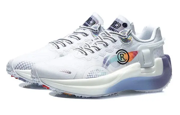 LI-NING Wind Range Essential Sneakers - White/purple/blue