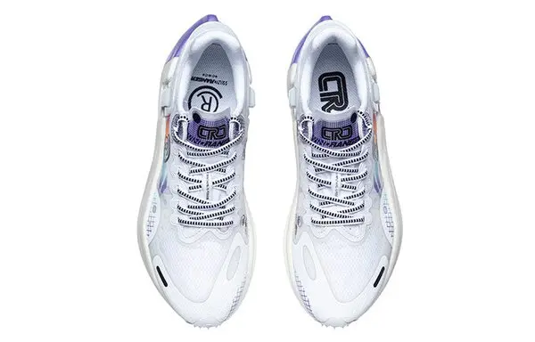 LI-NING Wind Range Essential Sneakers - White/purple/blue