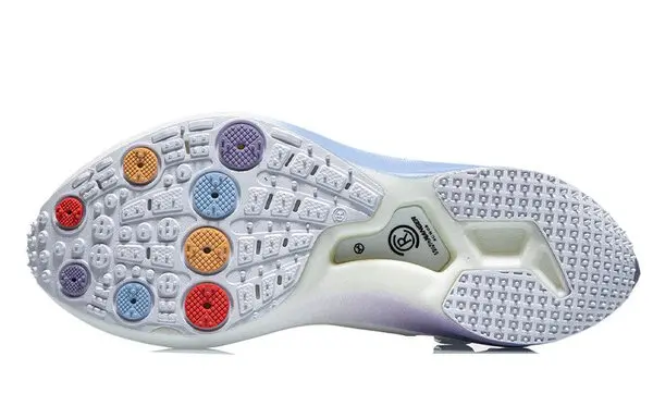 LI-NING Wind Range Essential Sneakers - White/purple/blue
