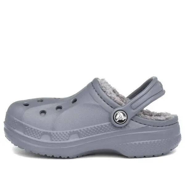 CROCS Baya Lined Clogs - Grey