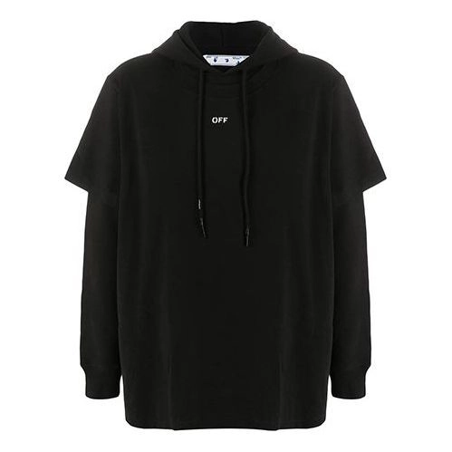 Off-White Arrow Logo Hoodie - Black
