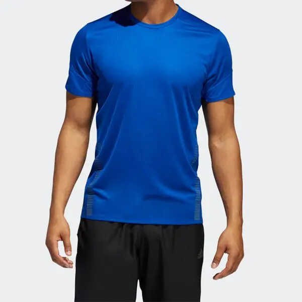 Adidas 25/7 Rise Up N Run Parley Tee - Blue