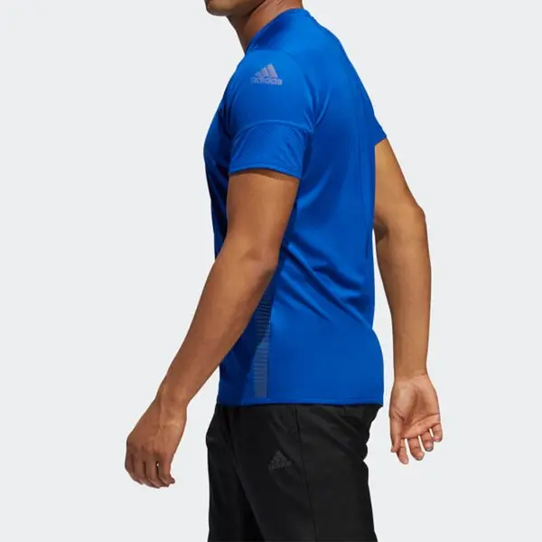 Adidas 25/7 Rise Up N Run Parley Tee - Blue