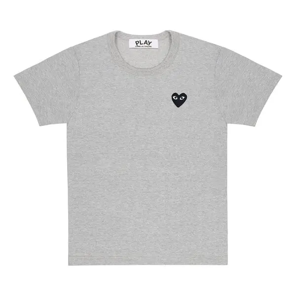 Play Comme Des Garcon Ss25 Heart T-shirt - Grey