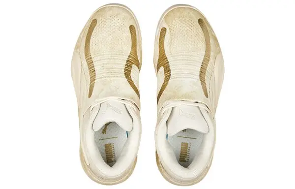PUMA Rise Nitro Basketball Sneakers - Gold