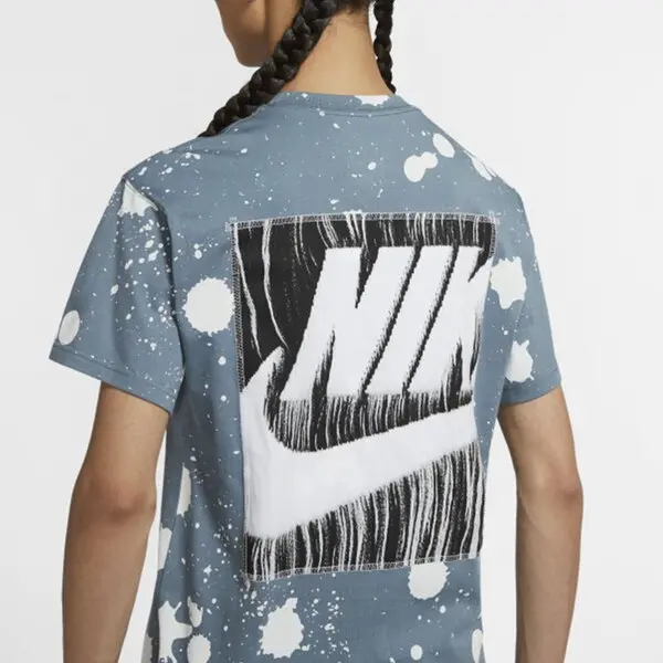 Nike Printing Short Sleeve 'splash Grey