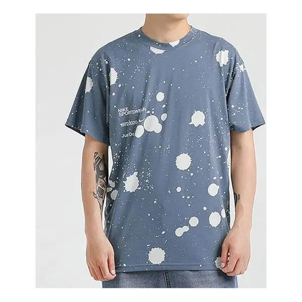 Nike Printing Short Sleeve 'splash Grey