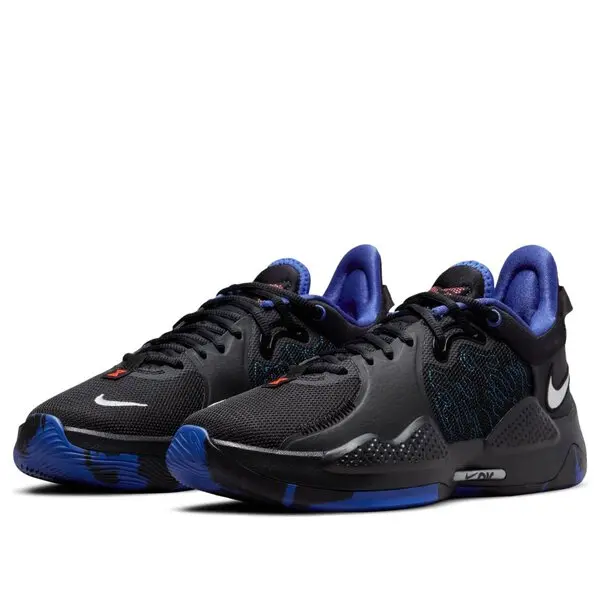 Nike Pg 5 Ep Basketball Sneakers - Black/blue