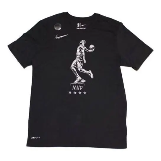 Nike Dri-fit Mvp Lebron James Graphic T-shirt - Black