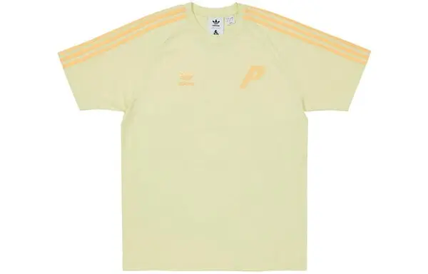 Adidas Palace X Crossover Chest Logo Short Sleeve T-shirt - Yellow