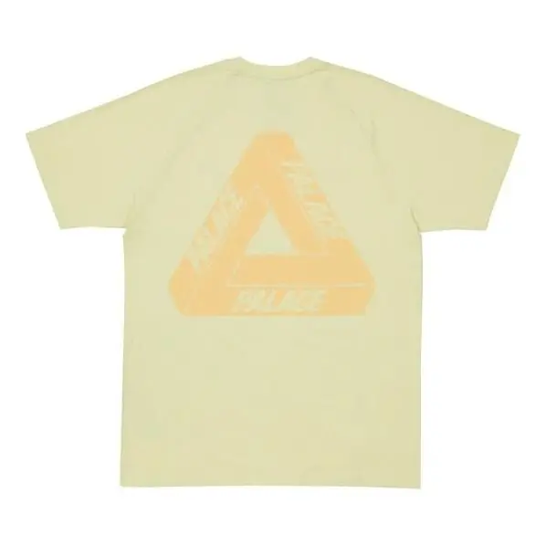 Adidas Palace X Crossover Chest Logo Short Sleeve T-shirt - Yellow