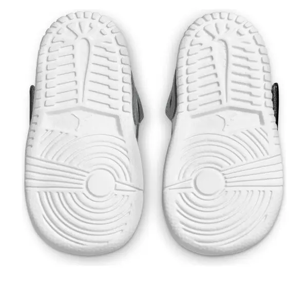 JORDAN 1 Sky Logo High Top Sneakers - White/black/grey