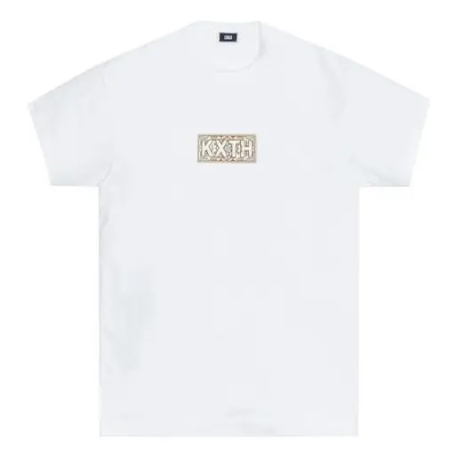 Kith Moroccan Tile Classic Logo Tee - Beige