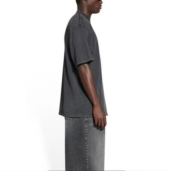 Balenciaga Property Vintage T-shirt Large Fit - Washed Black