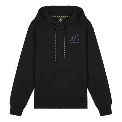 NEW BALANCE Logo Relaxed Hoodie Asia Sizing - Black