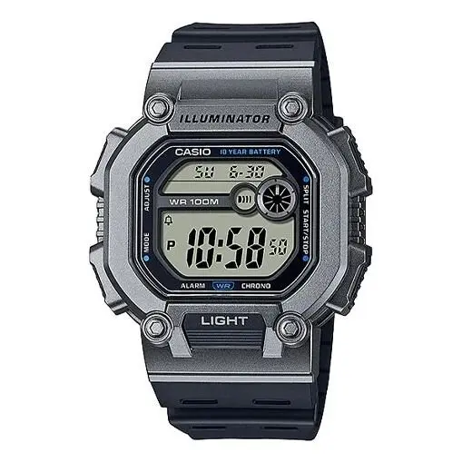 Casio Digital Water Resistant Watch - Blackgray