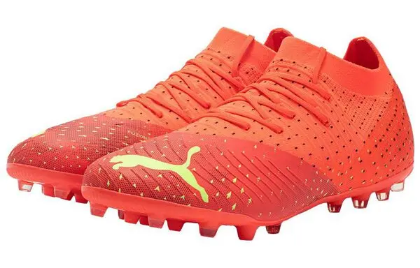 PUMA Future Z 3.4 Mg Athletic Soccer Cleats - Orange/yellow