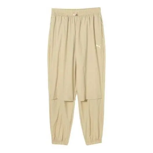 PUMA Metropolitan Rideruv Logo Pants - Beige