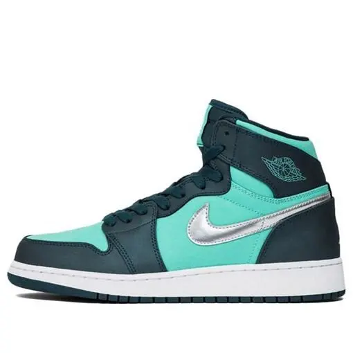 JORDAN 1 Retro High Hyper Jade Sneakers - Blue