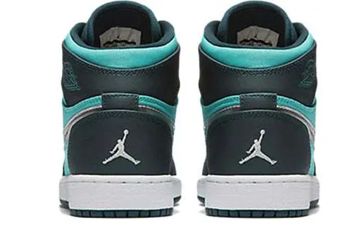 JORDAN 1 Retro High Hyper Jade Sneakers - Blue
