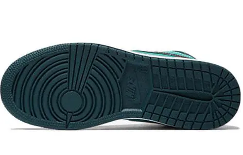 JORDAN 1 Retro High Hyper Jade Sneakers - Blue