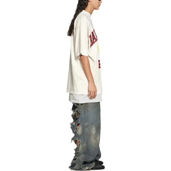 Balenciaga Est. 1917 Crest Logo T-shirt - White