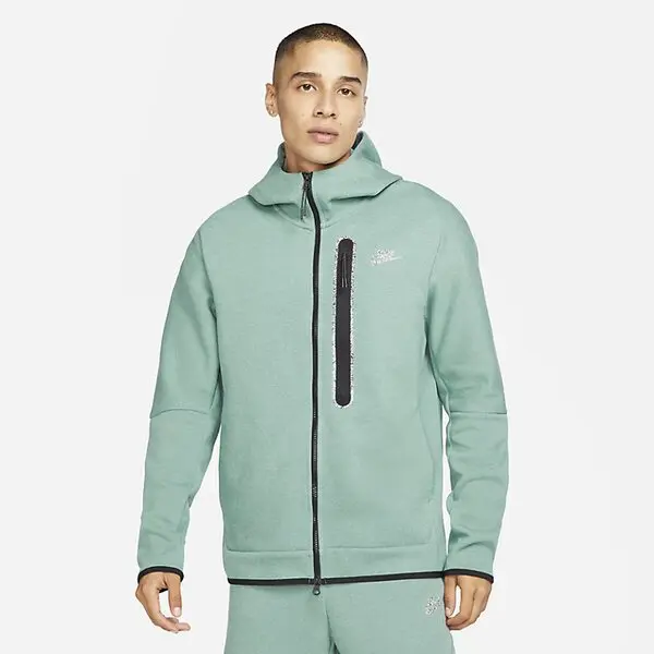 Nike Tech Fleece Full-zip Hoodie 'bicoastal Heather - Bicoastal/heather