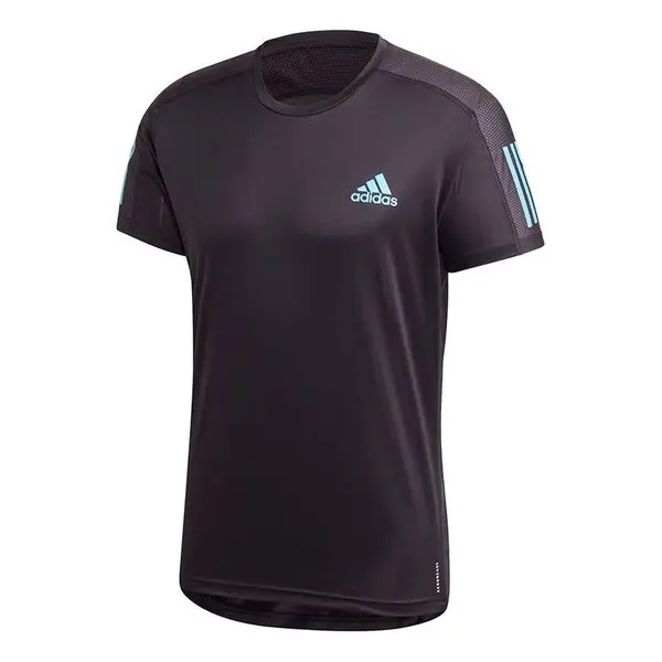 Adidas Own The Run Short Sleeve Performance Tee - Black