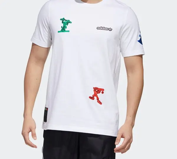Adidas X Disney Goofy Sports Pattern T-shirt