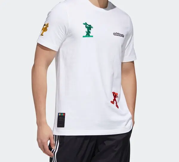 Adidas X Disney Goofy Sports Pattern T-shirt