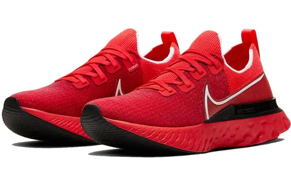 Nike React Infinity Run Flyknit Sneakers - Brt Crimson/white-black-infrared-red Orbit
