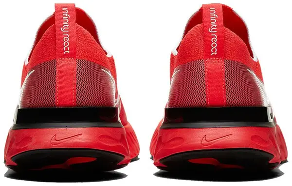 Nike React Infinity Run Flyknit Sneakers - Brt Crimson/white-black-infrared-red Orbit