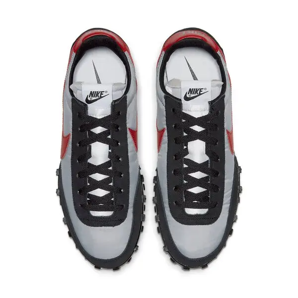 Nike Waffle Racer Sneakers - Grey/red