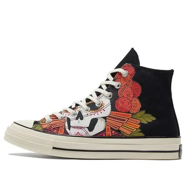 CONVERSE Chuck 70 Hi "dia De Los Muertos Black - Black/multi-color
